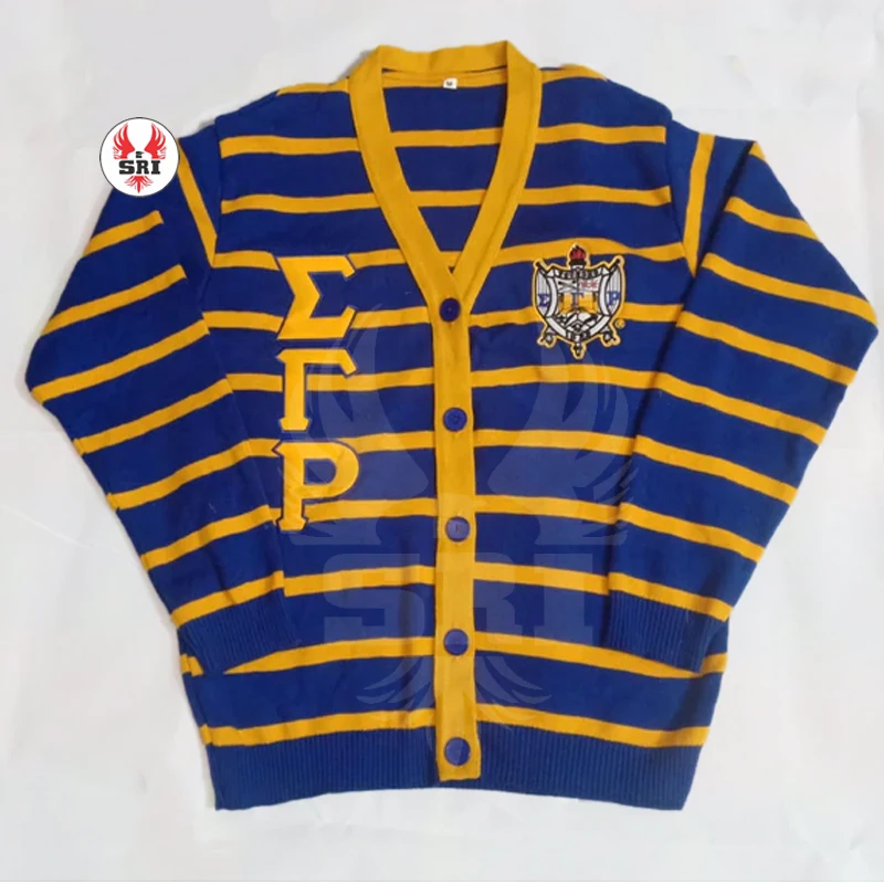 Sigma Gamma Rho Sorority Embroidered Cardigans - Winter Style