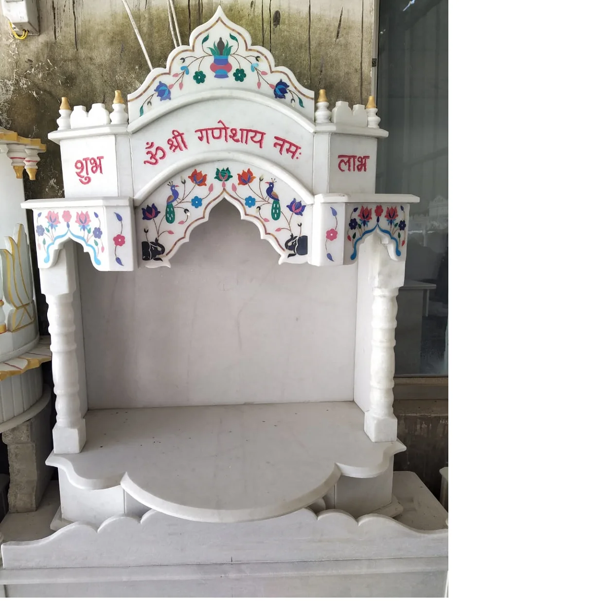 Custom Made Marble Handmade Temples with Intricate Carvings Ideal for ...