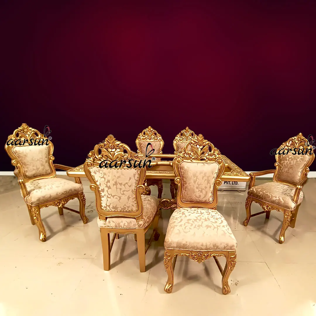Beautiful Designed Luxury Dining Set Royal Carved Dining Set At The ...