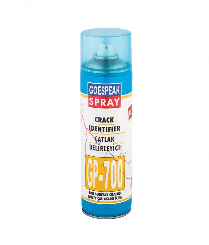 Crack Identifier Spray Special Formulation serves to manifest the pores ...