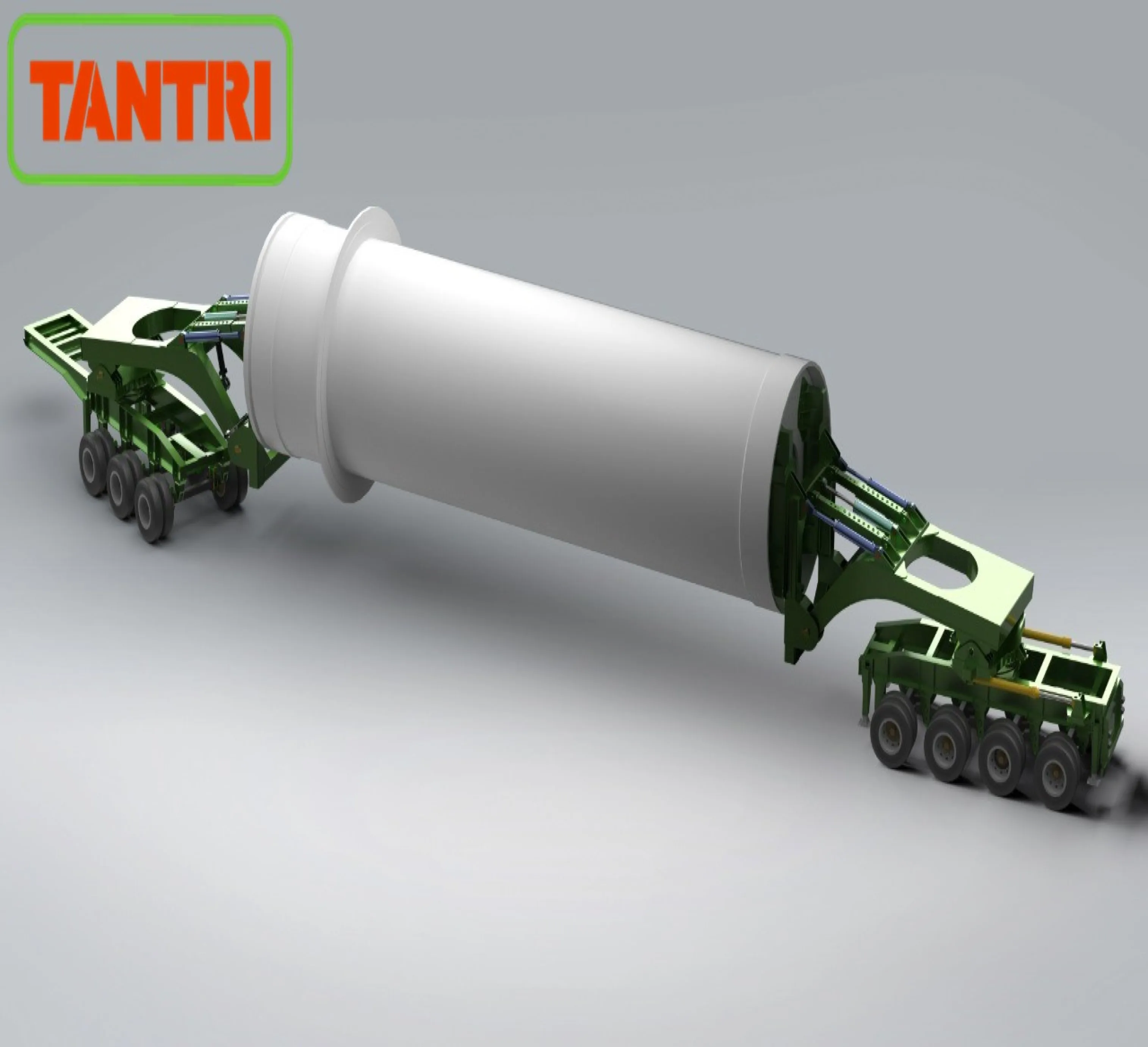 Shipping Container Dolly Truck Tire Ss Iso 20ft 40ft Max White Steel ...