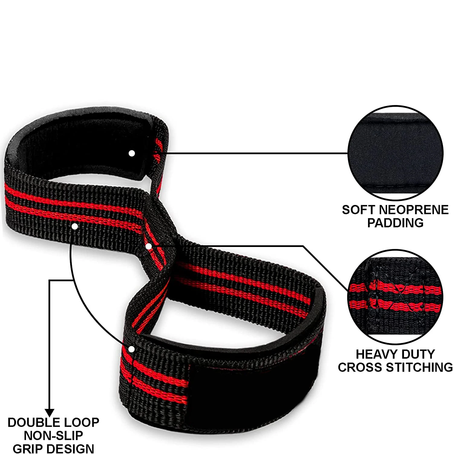 Wholesale Figure 8 Straps Heavy Duty Heavy Duty Weightlifting Weight ...