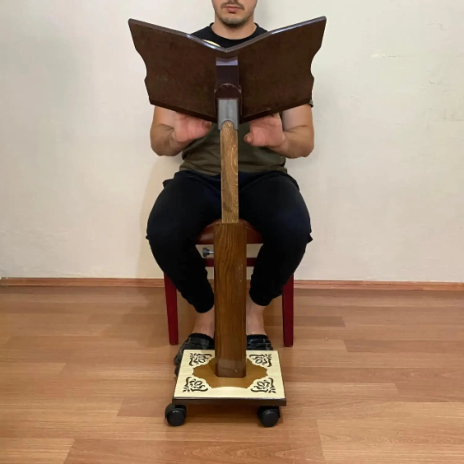 Lux Adjustable Moveable Wooden Book Stand | Quran, Koran Islamic Book ...