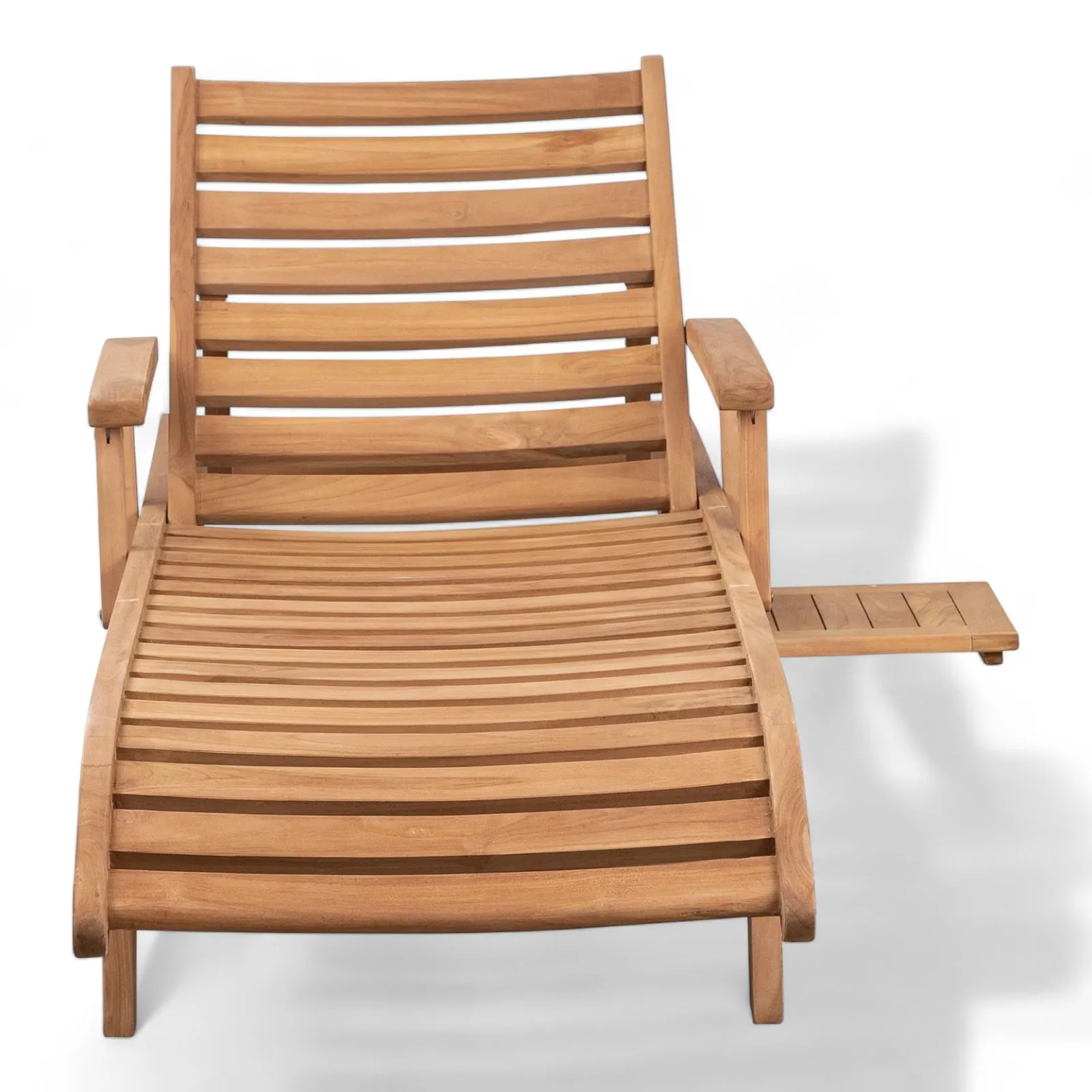 Durable Versatile Natural Sanded Teak Wood UV Resistant Modern Garden ...