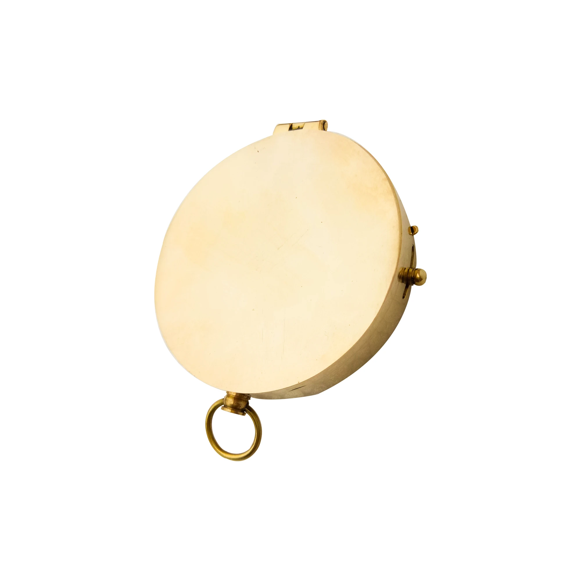 Handmade Brass Magnetic Flat Pocket Compass - Vintage Gift