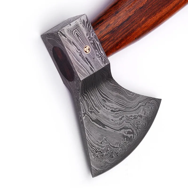 High Corban Steel Axe Engraved Head And Leather Rap Handle Plastic ...