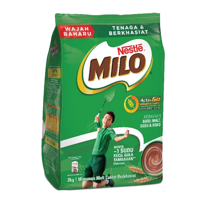 Milo Powder - Instant Chocolate Drink Mix (2kg X 6 Pkts)