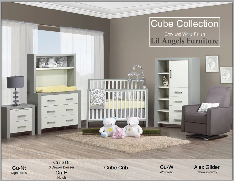 Adjustable Cribs Beds Convertible Ready Export Luxury Kids' Cribs Baby ...