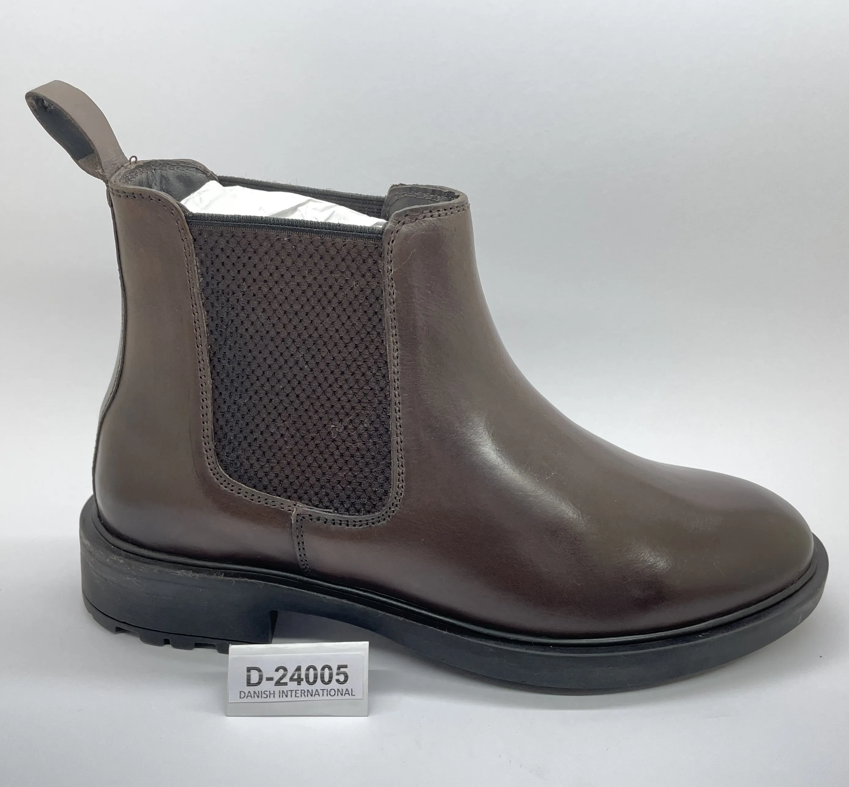 Mens Chelsea Boot Naked Leather Boot For Mens Boys European Western Style Outdoor Shoe High ...