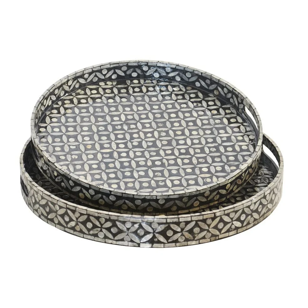 Vietnam Factory Mother of Pearl Decorative Plates Charger Mop Shell ...