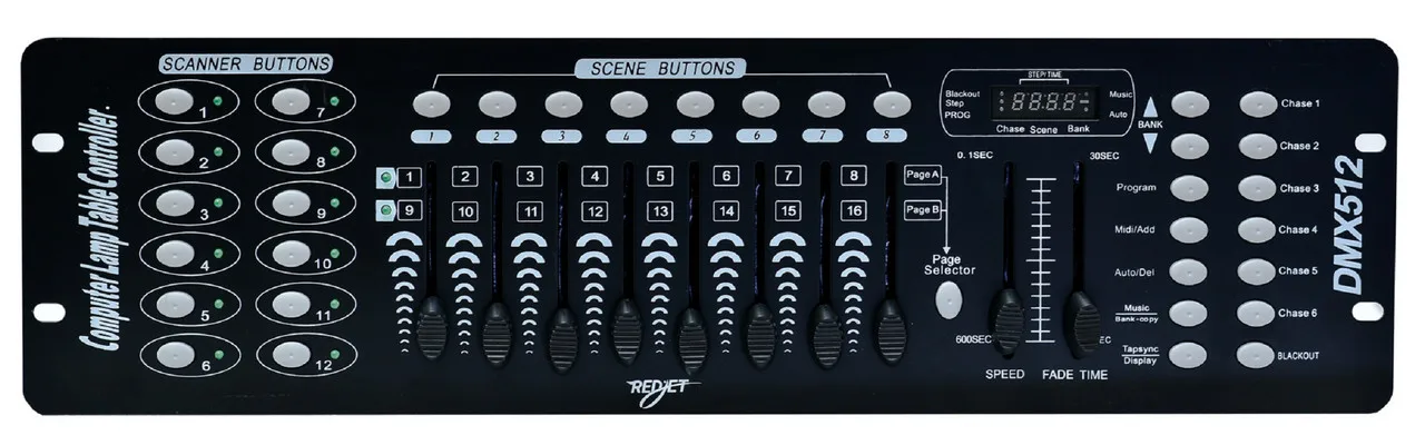 192 Channel DMX Lighting Console for Stage Lighting Dj Console/MA2 DMX ...