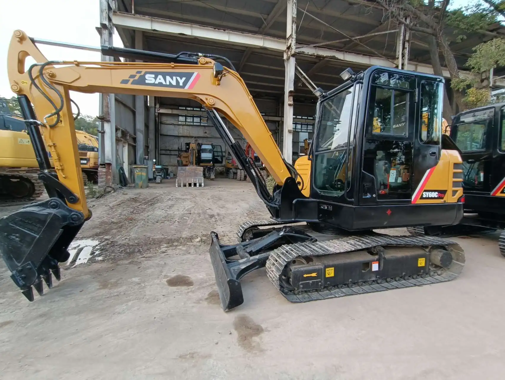 6t Small Mini Hydraulic Excavator Sany Sy60c Micro Excavator Digger ...