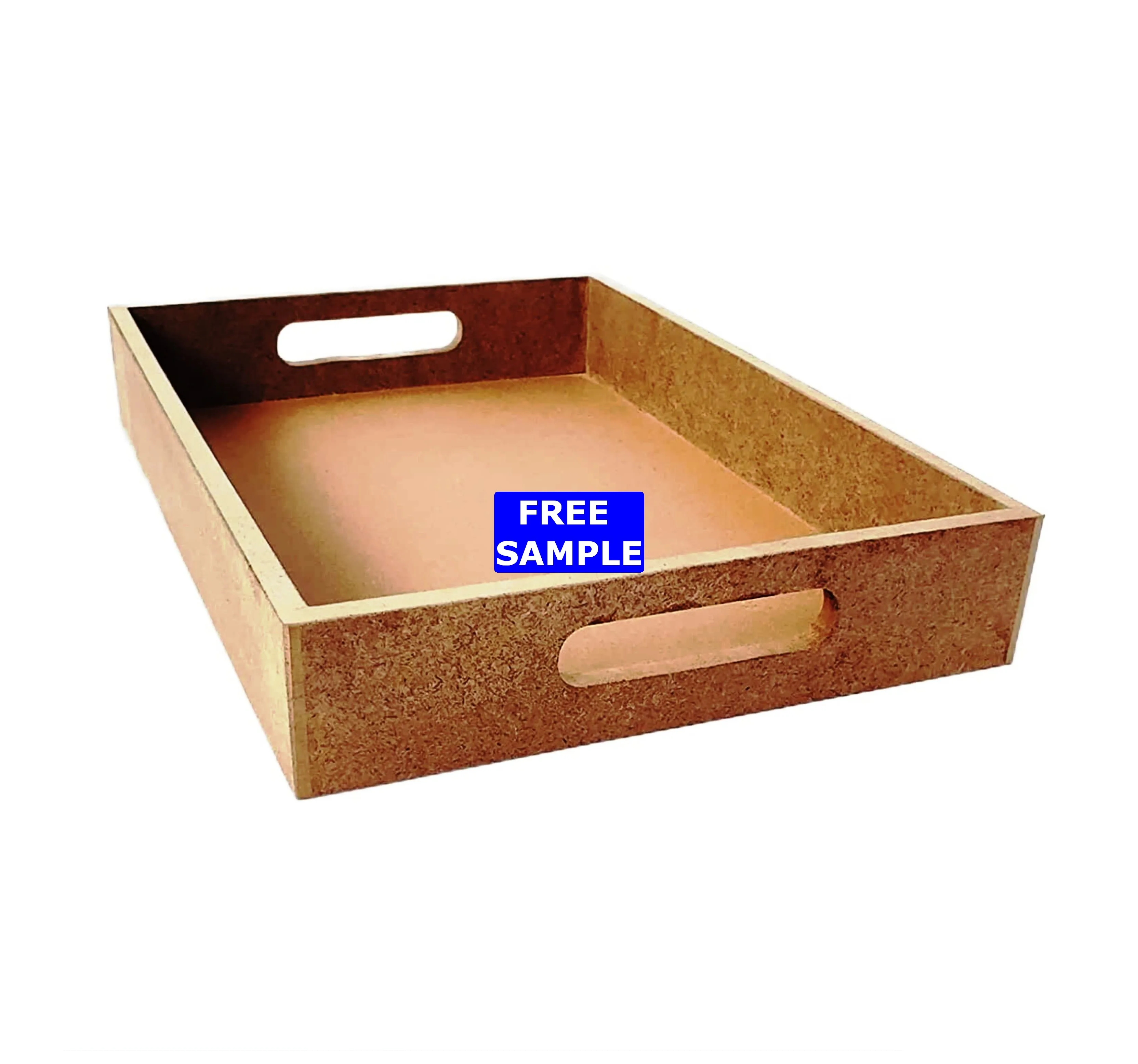 Wood Handicraft Mdf Smooth Unhot Selling Ed Plain Tray For Craft And ...