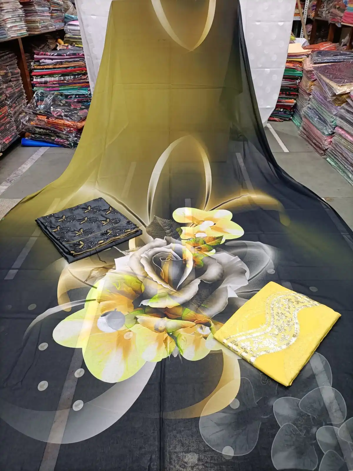 Shop Our Germany Cotton Somali Dirac Set - Swiss Voile Fabric