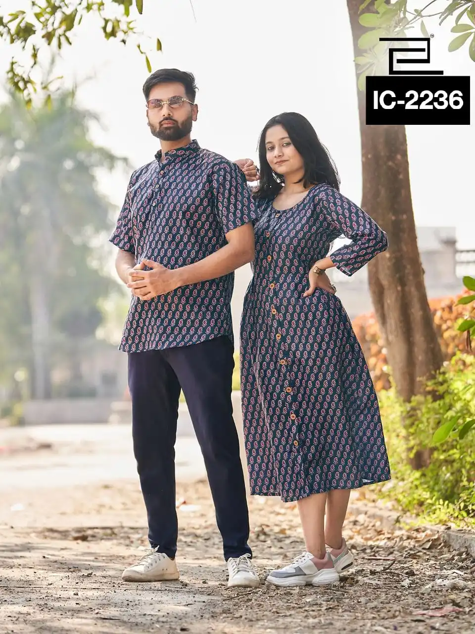 Trendy Ethnic Wear Same Matching Exclusive Printed Shirt And Kurtis ...