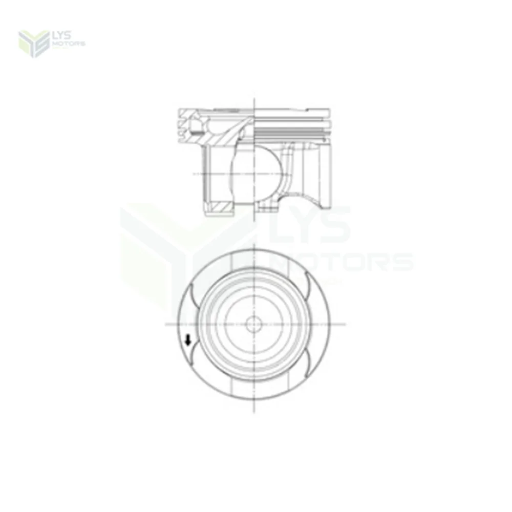Mercedes Benz Piston A6540302900 for OM654 Diesel Engines