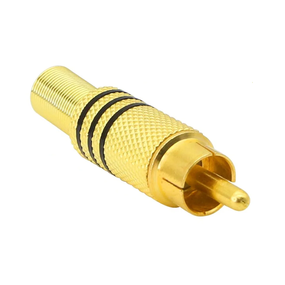 Rca Audio Plug,Av Stereo Coaxial Audio Solderless Adapter For ...