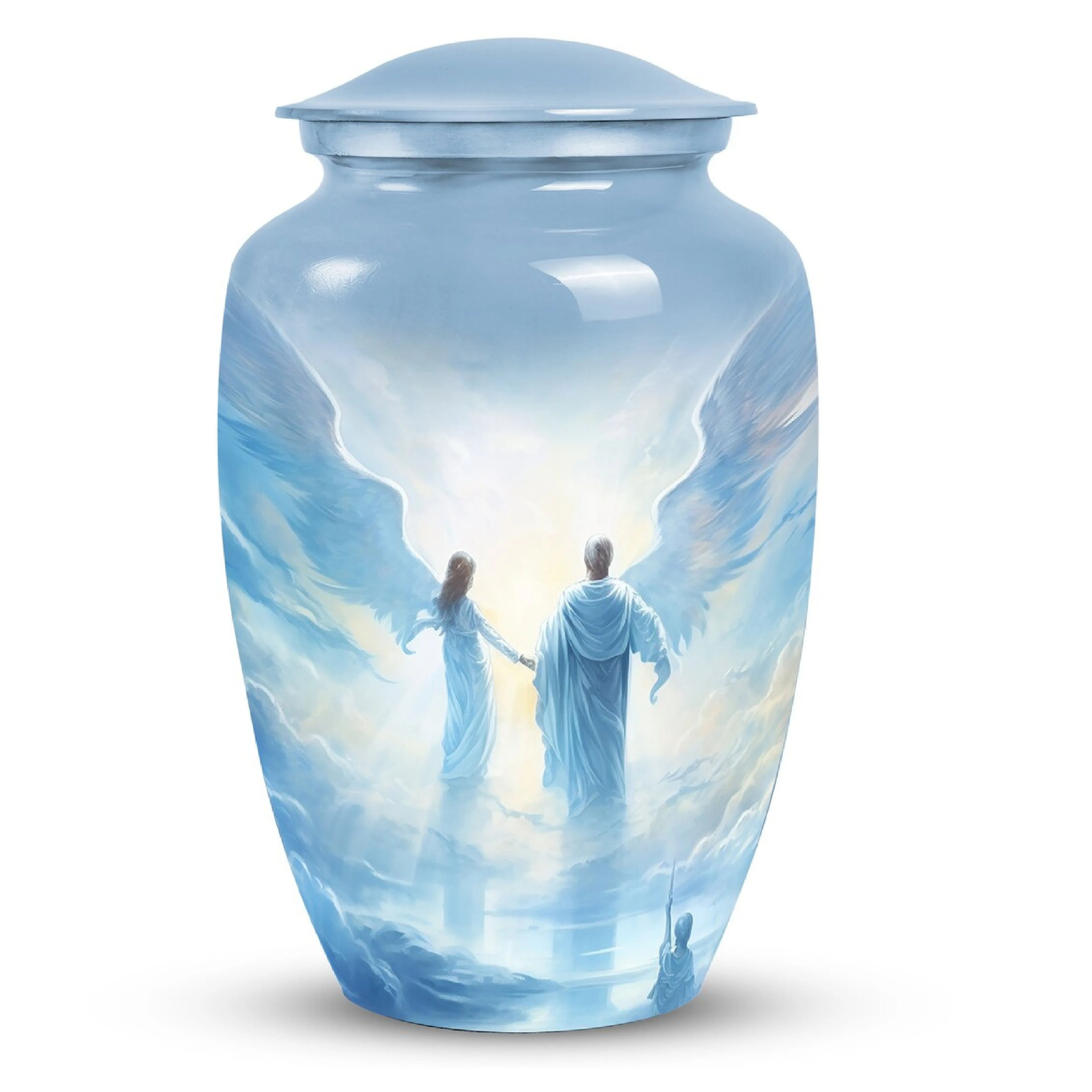 Beautiful Eagle Themed Aluminium Adult Cremation Urns Funeral ...