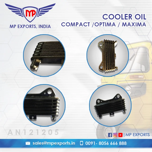 Bajaj Tricycle Spares - Oil Cooler Spare Parts Available