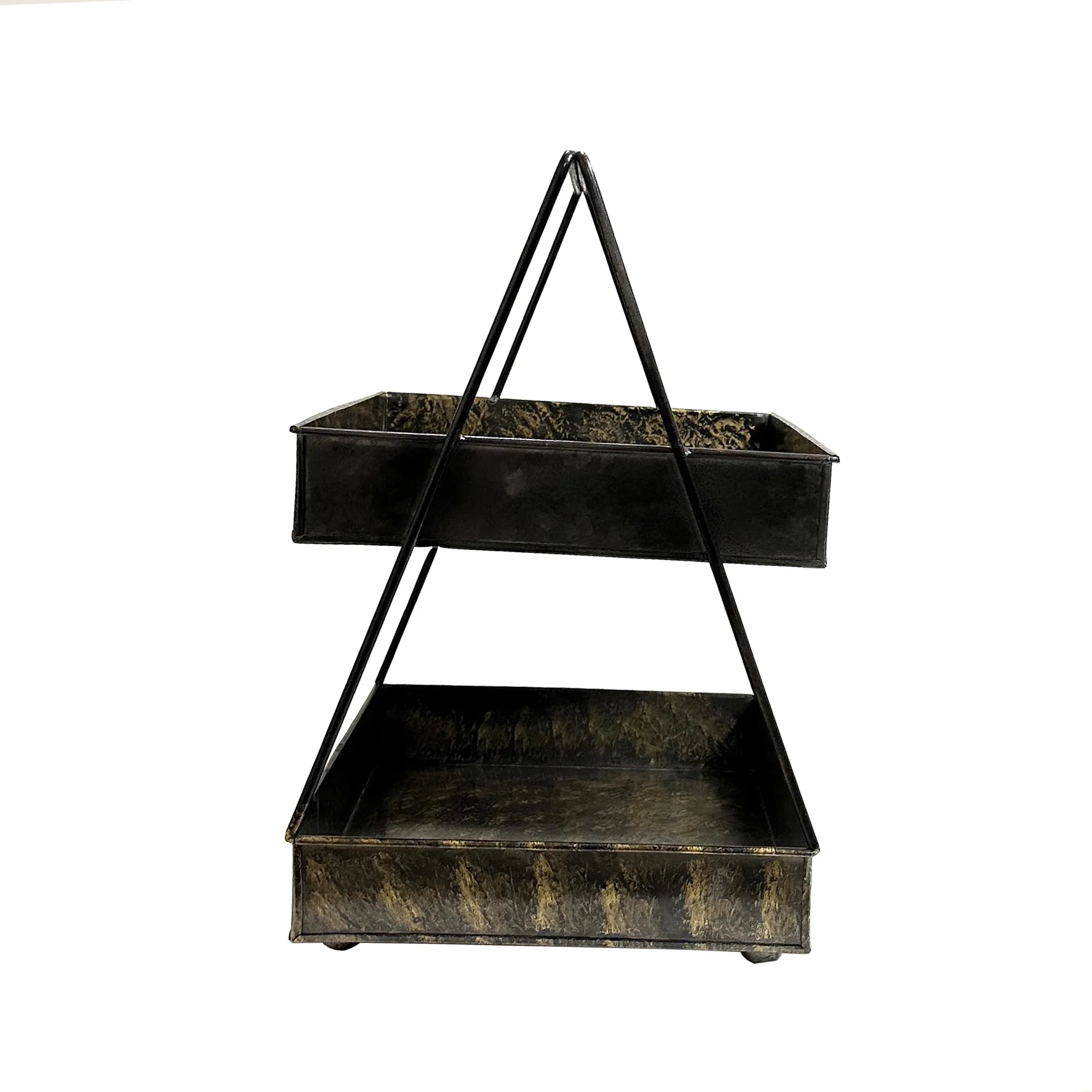 2 Tier Galvanized Metal Utensils Caddy Wholesale Exporter Galvanized ...