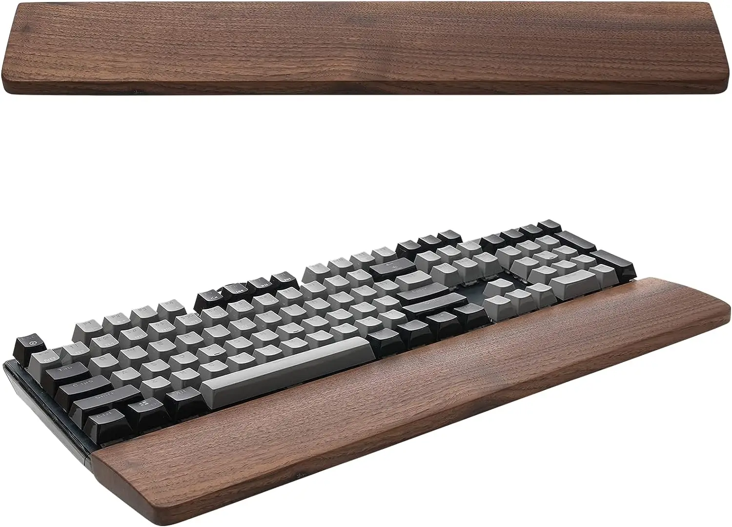Wooden Keyboard Wrist Rest(walnut) 61-104 Key Keyboard Mechanical ...