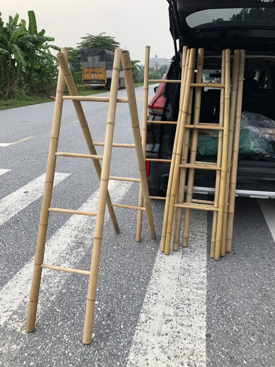 Bamboo Ladder/ Bamboo Bathroom Ladder/ Bamboo Ladder Shelf Good Price ...