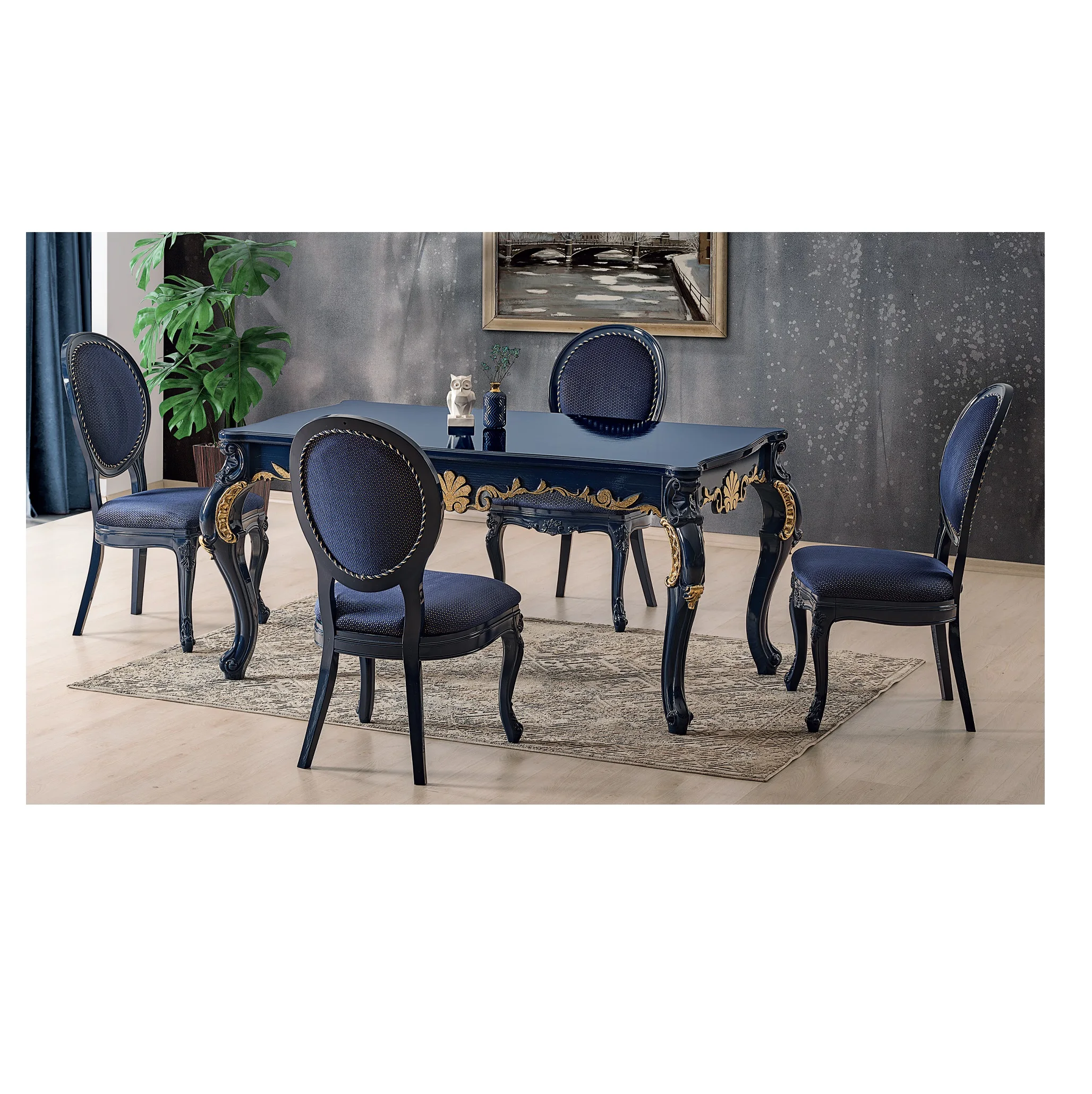 Leg Dining Table Dining Tables Sets Stainless Steel Marble Stone Top ...