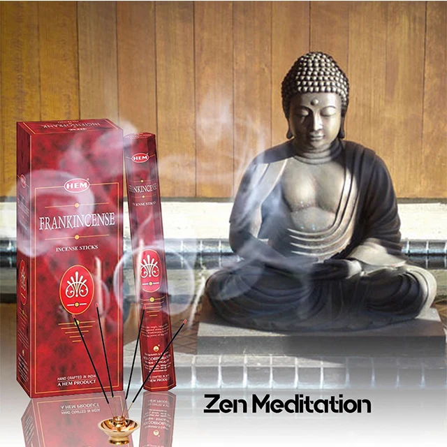 Hem Frankincense Incense Sticks - 6 Hexa Boxes (20 Sticks In Each Hexa ...
