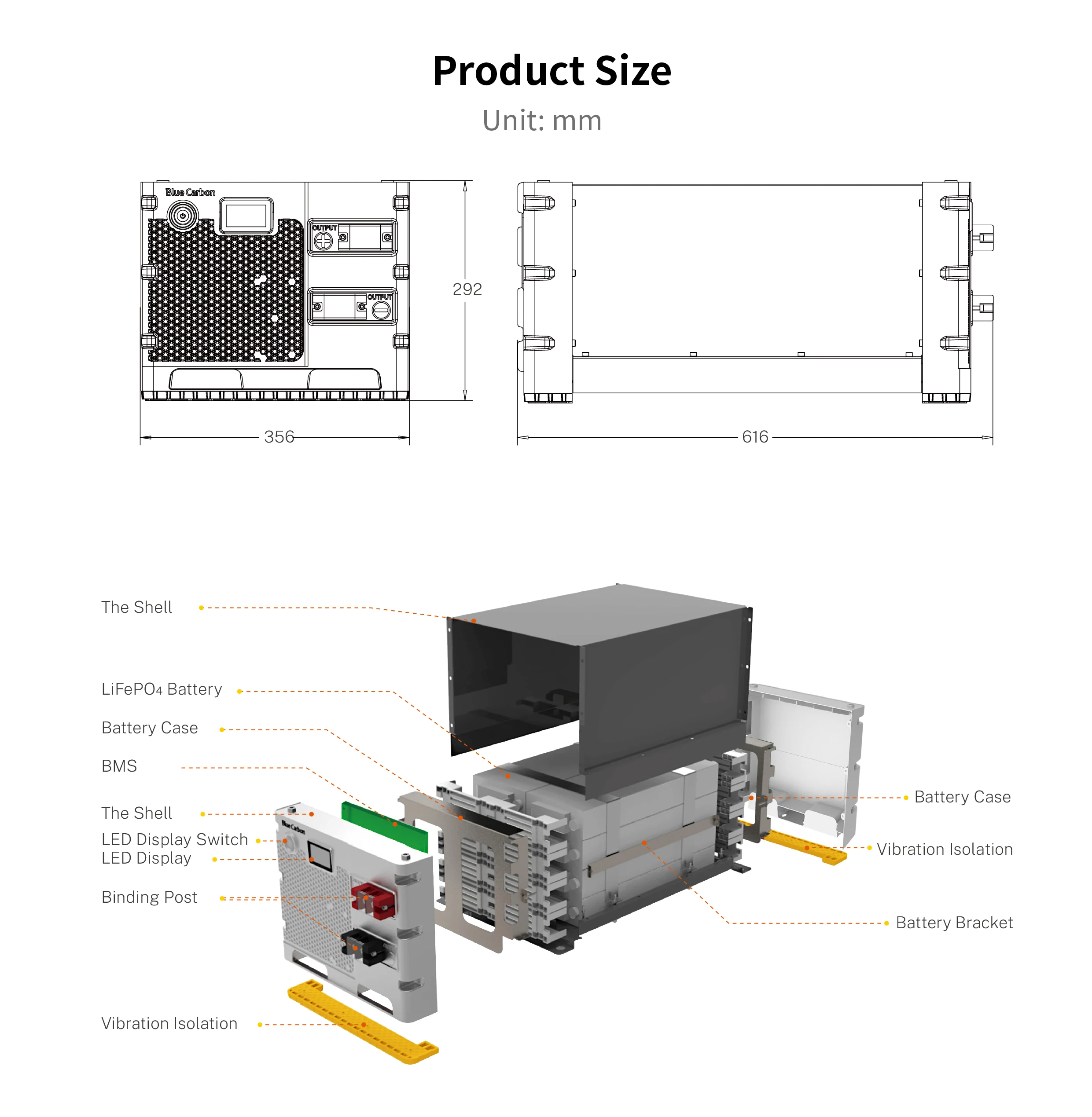 24v250ah 6kwh Solar Battery Lithium Ion Battery For Solar Energy System ...