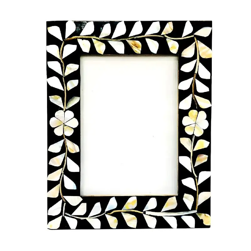 Modern Luxury Bone Inlay Photo Frame For Table Decor Hand Carved Photo ...