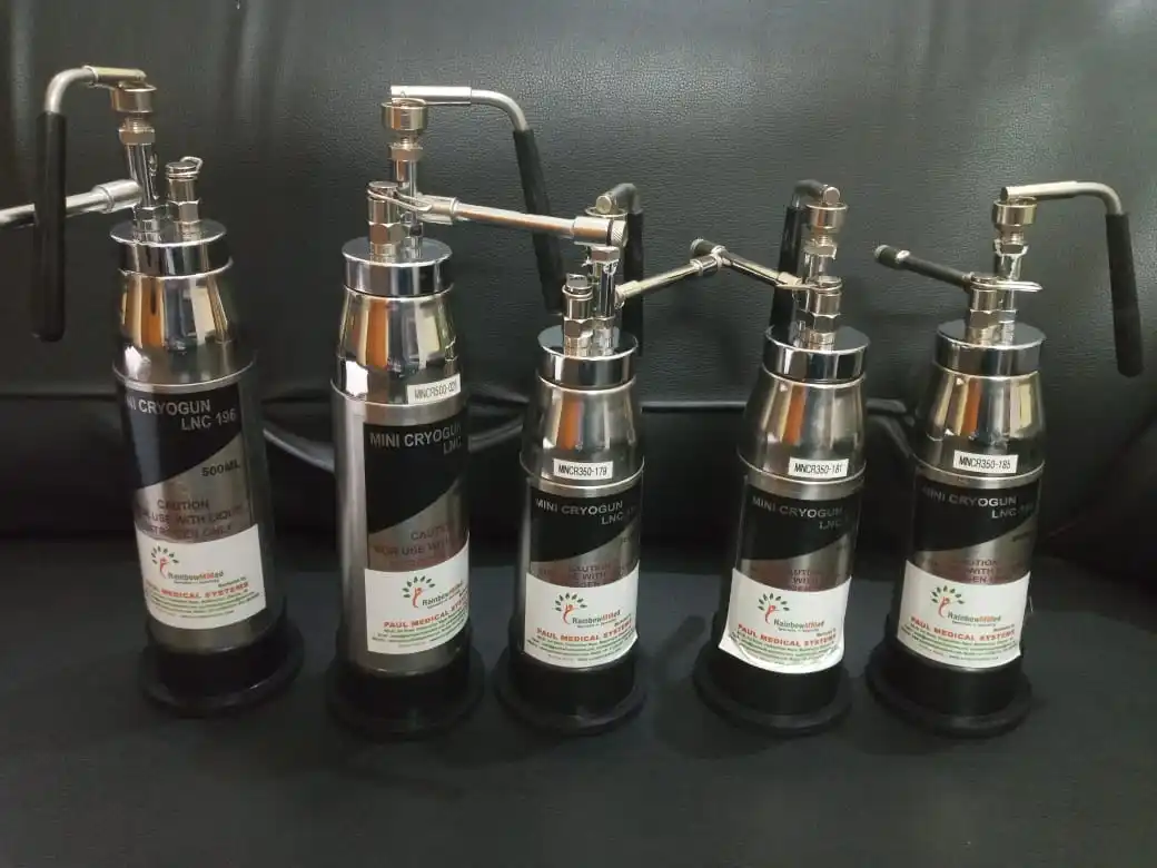 Mini Cryogun Liquid Nitrogen System for Dermatology
