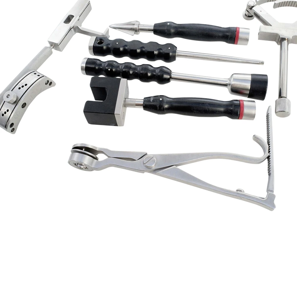 11 Pieces Orthopedic Hip Knee Spine Tibia Femur Surgical Instrument Set ...