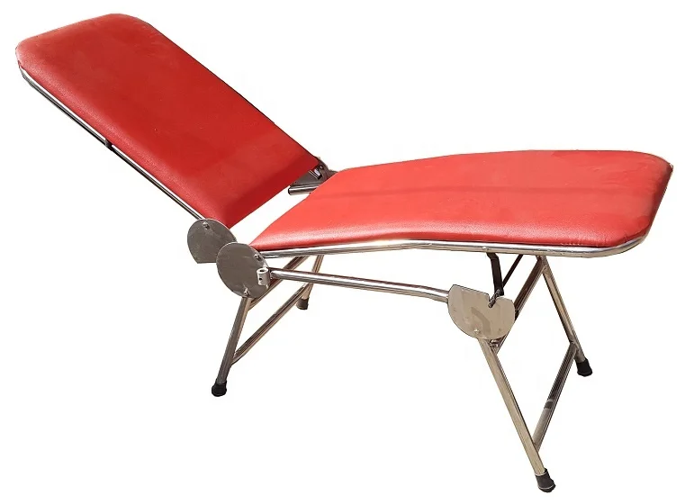 Portable Metal Folding Blood Donor Chair - Modern Design for Hospitals ...