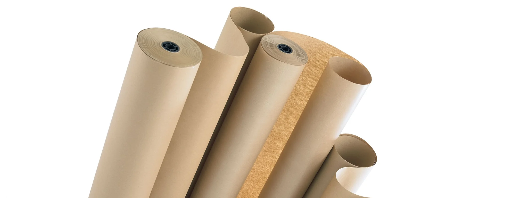 Recycled Pulp Kraft Paper 40-300 Gsm Roll For Packaging - Buy Brown ...