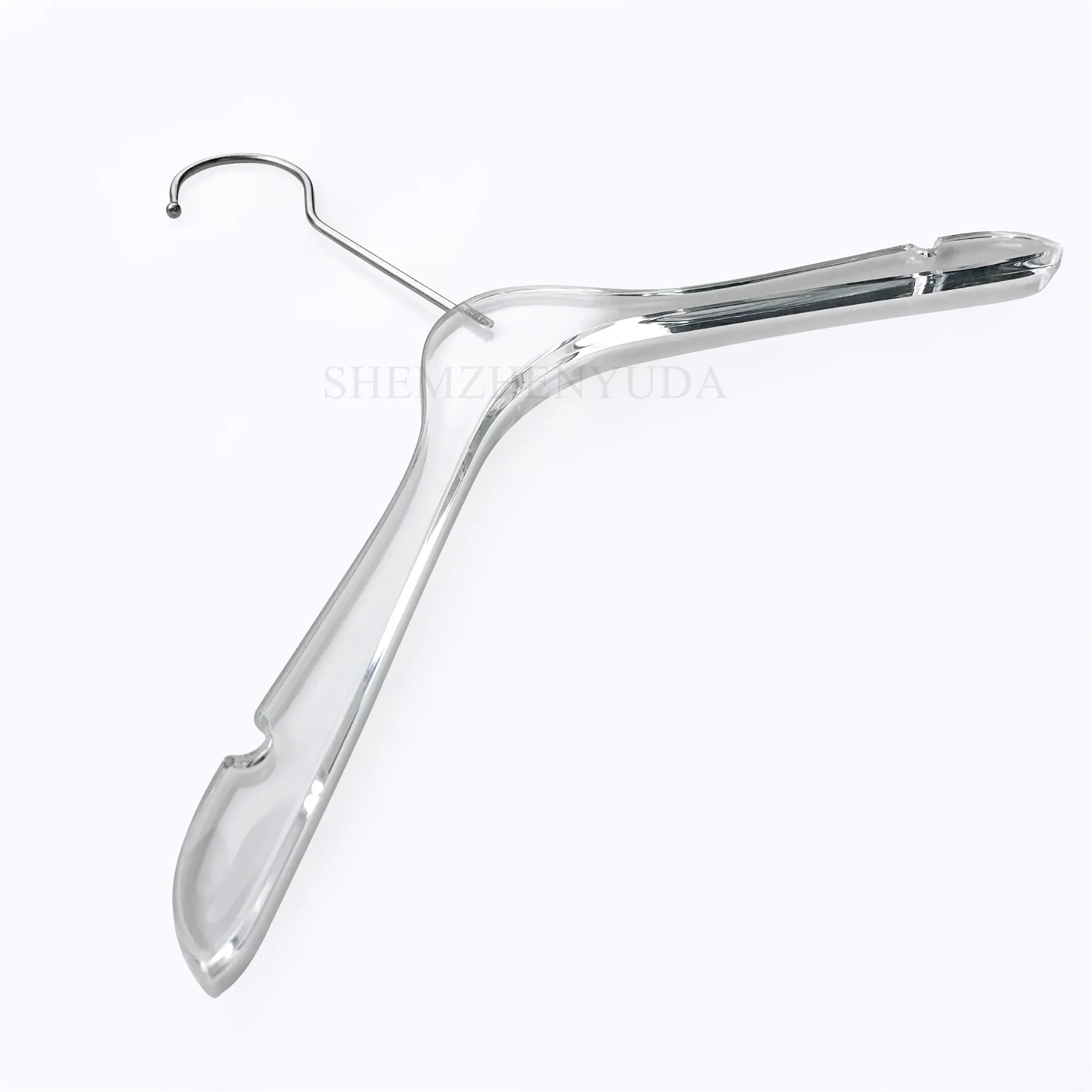 Premium Clear Acrylic Clothing Hangers - Non-Slip & Stylish