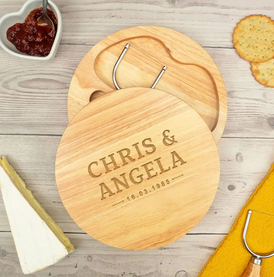 Couples Cheese Board Set Serving Platter Board Cafe Kitchen Restaurant ...