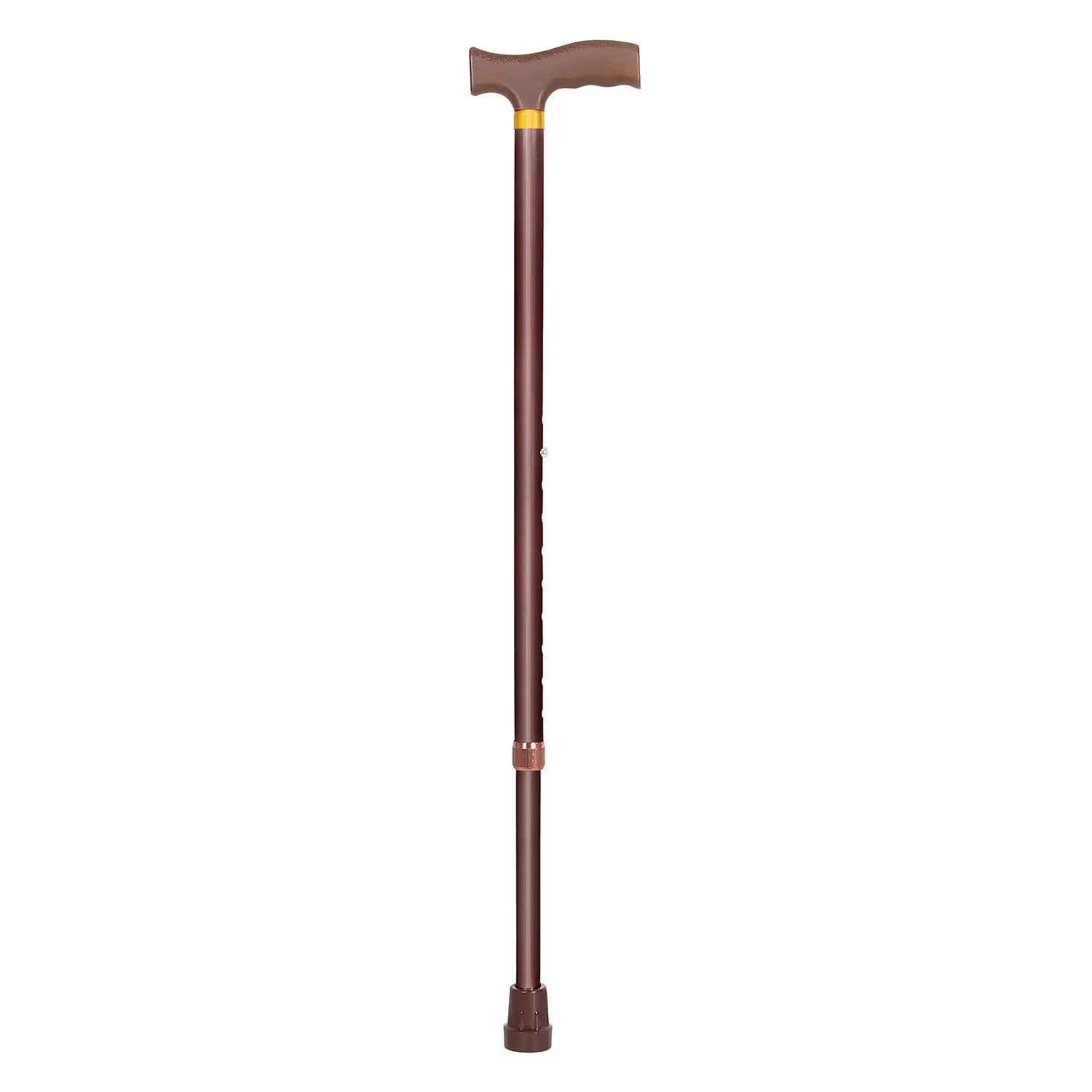 Wooden Stick With Brass Handle Walking Stick For Elderly People Hiking ...