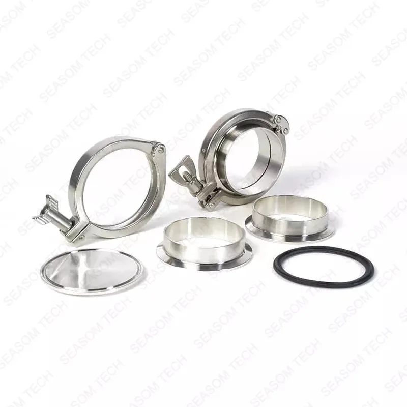 Complete Set Sanitary Tri Clamp Stainless Steel Union Fitting Food ...