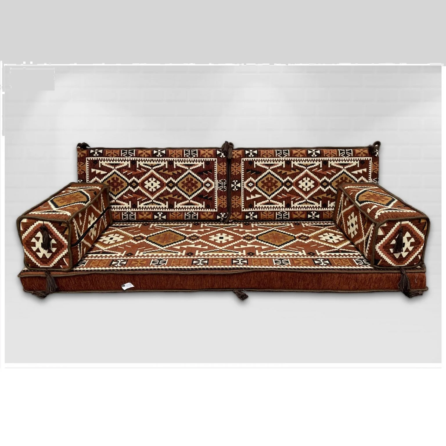 Aqua Afghan Toshak AFGHAN TUSHAK FLOOR SOFA SET Case Cover