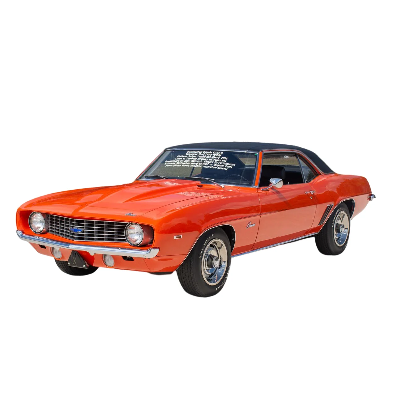 Camaro Body Shell Kits 69 1969 Coupe W/o Heater From Classic Car ...