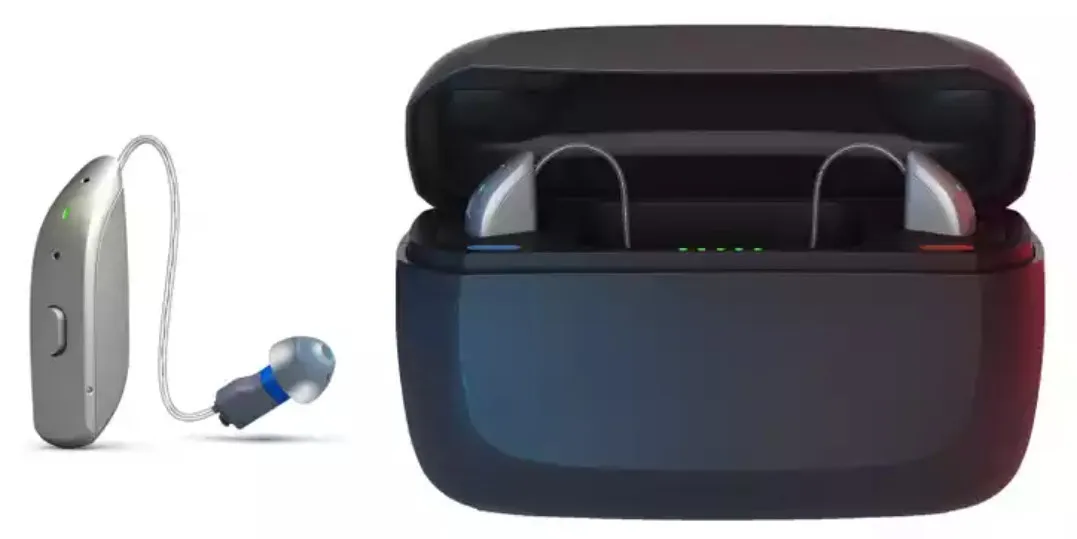 Resound Omnia 9 Rie 1 Hearing Aids And 1 Premium Charger With Good ...