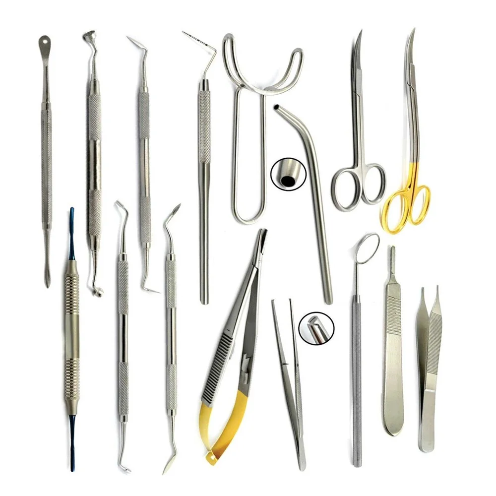 Dental Implant Gingival Gum Tissue Grafting Kit - 16 Pieces