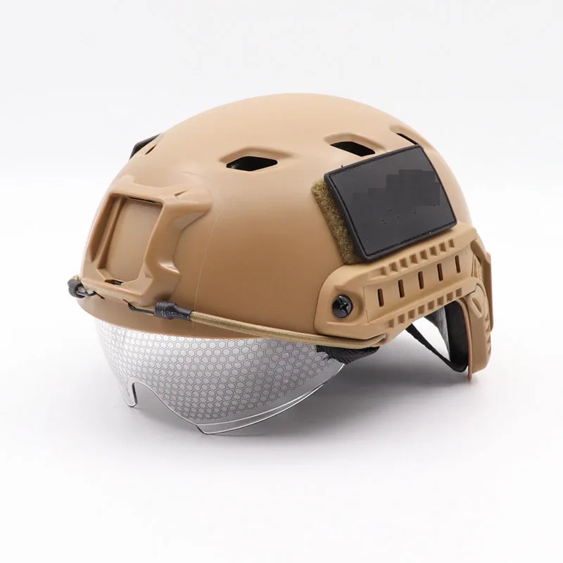 Oem Customized Logo Tactical Helmet Men Women Square Hole Abs Material ...