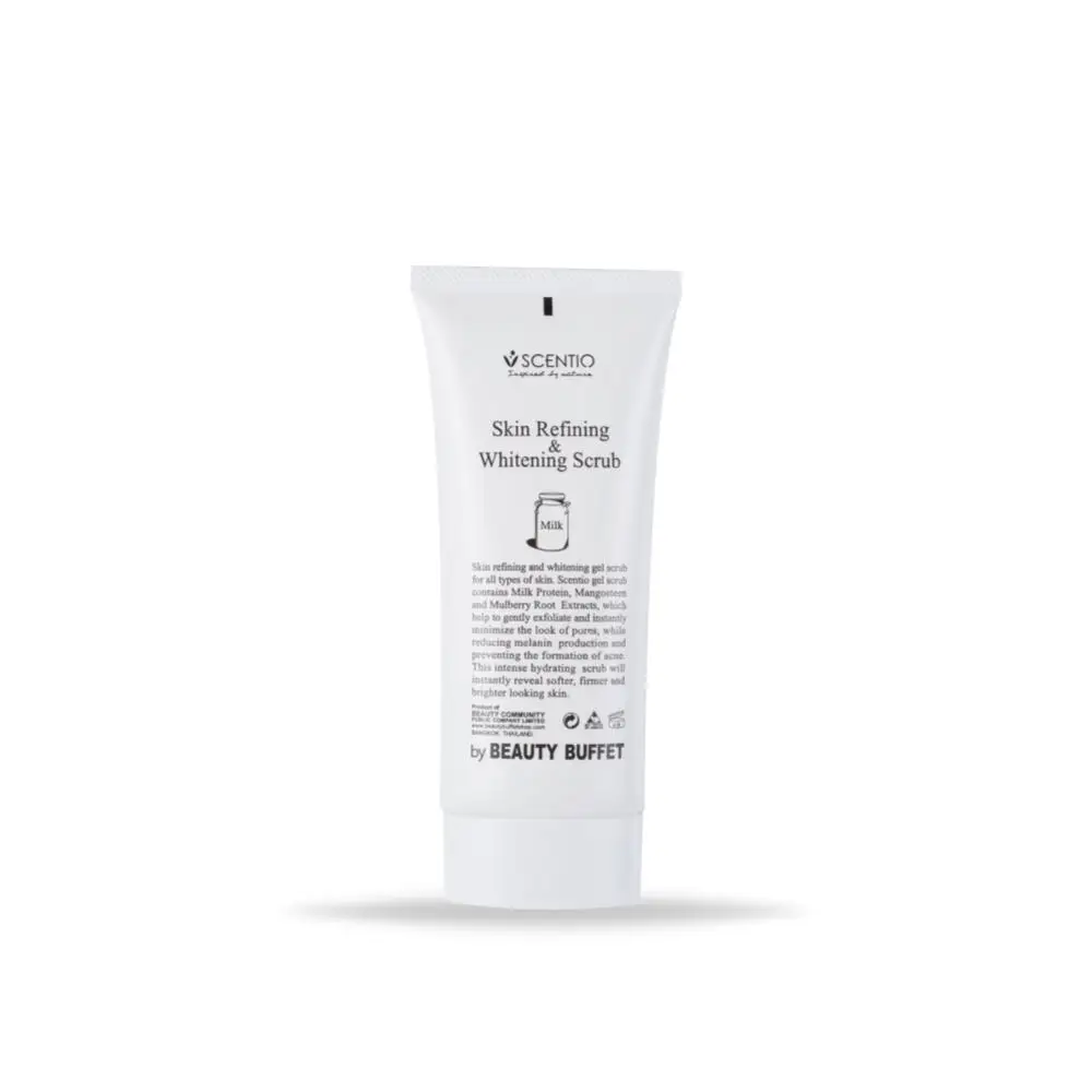 Scentio Milk Plus Skin Refining & Whitening Scrub (100 Ml) Original ...