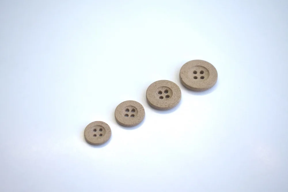 Eco-friendly Shirt Buttons - Made from Rice Husk Plastic