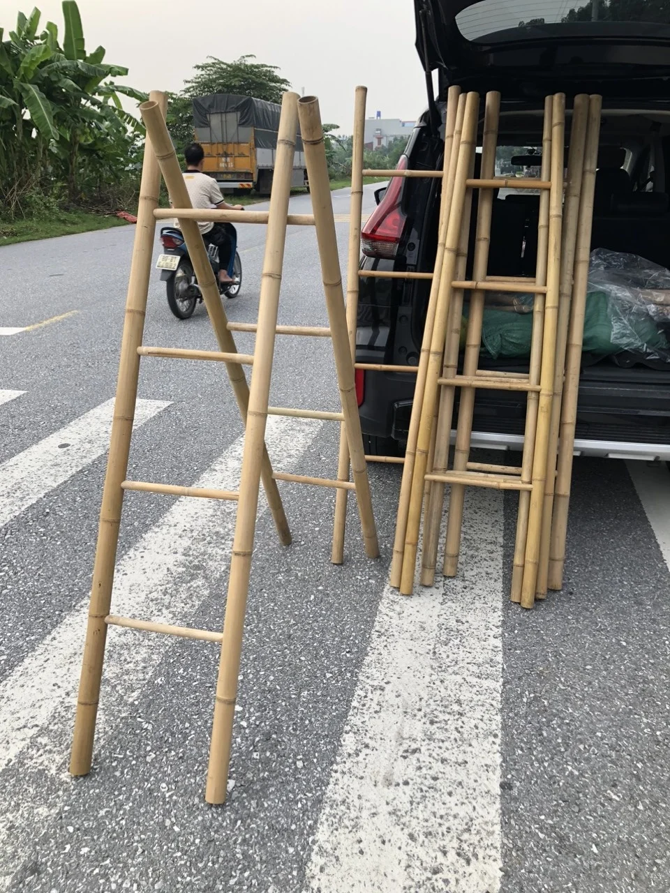 Bamboo Ladder/ Bamboo Bathroom Ladder/ Bamboo Ladder Shelf Good Price ...