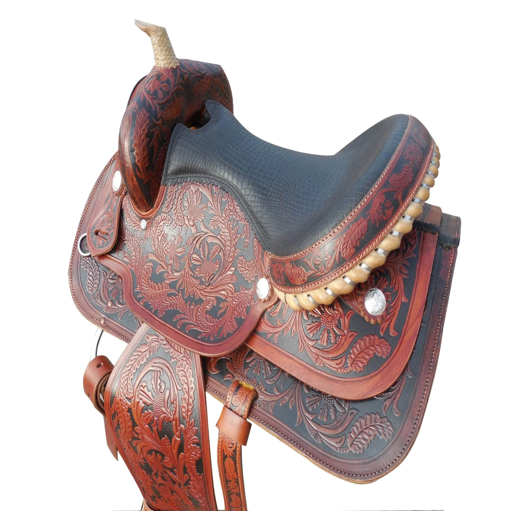 Seasonal Western Pleasure Beautiful Horse Saddle Hand Made Genuine ...