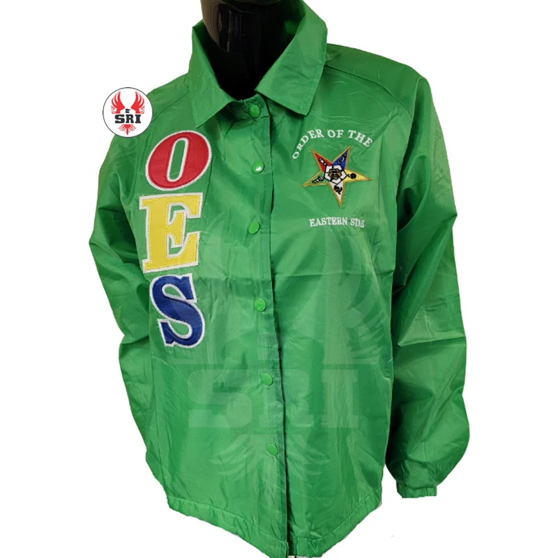 Order of the Eastern Star Embroidery Coaches Jacket | OES Embroidered ...