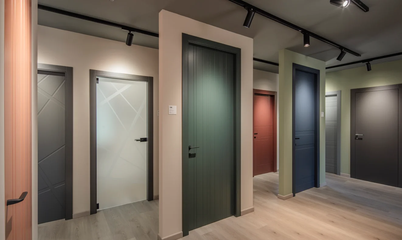 Porte Imic 180 L Italian-Made Modern Slab Interior Door 100% Waterproof ...