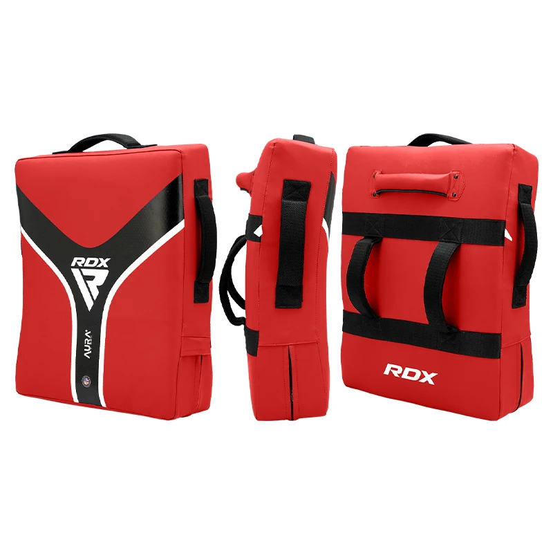 RDX AURA+ KICK SHIELD for TRAINING in MUAY THAI MMA KICKBOXING Large Heavy Curved Kicking ...